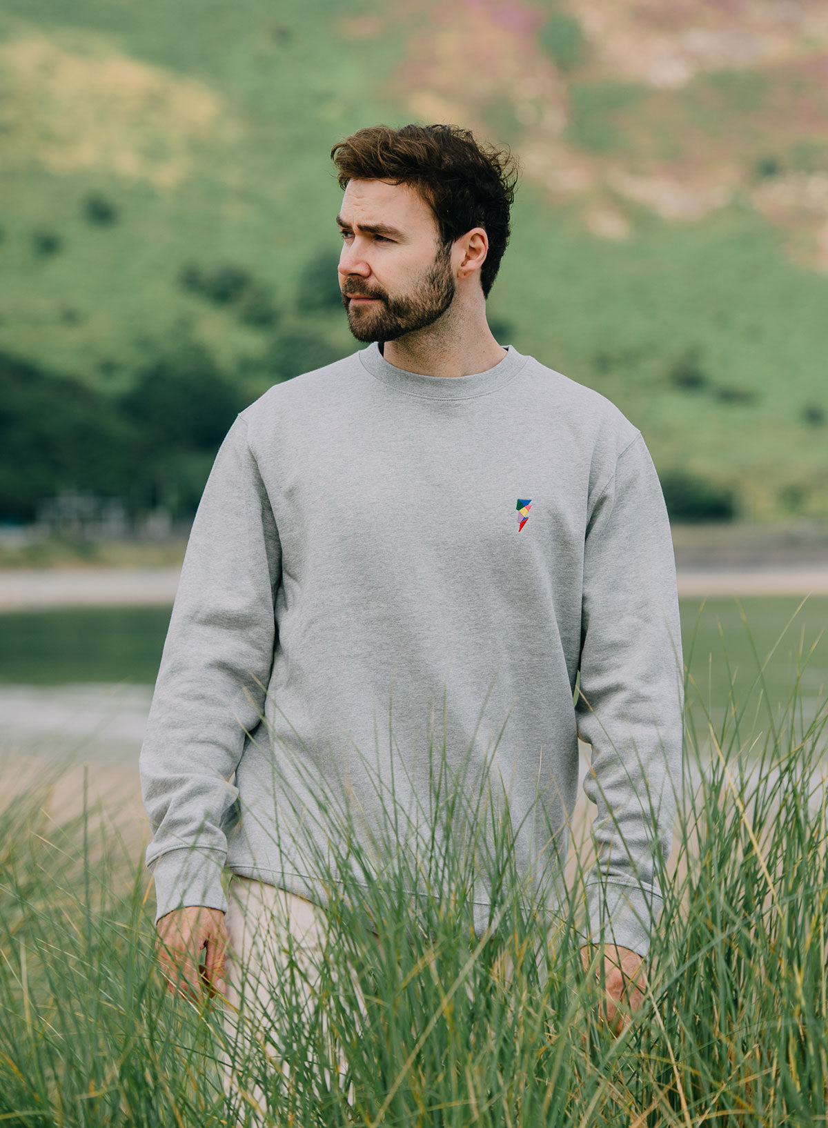 Bolt EMB Sweatshirt · Organic Embroidery Collection | Sutsu