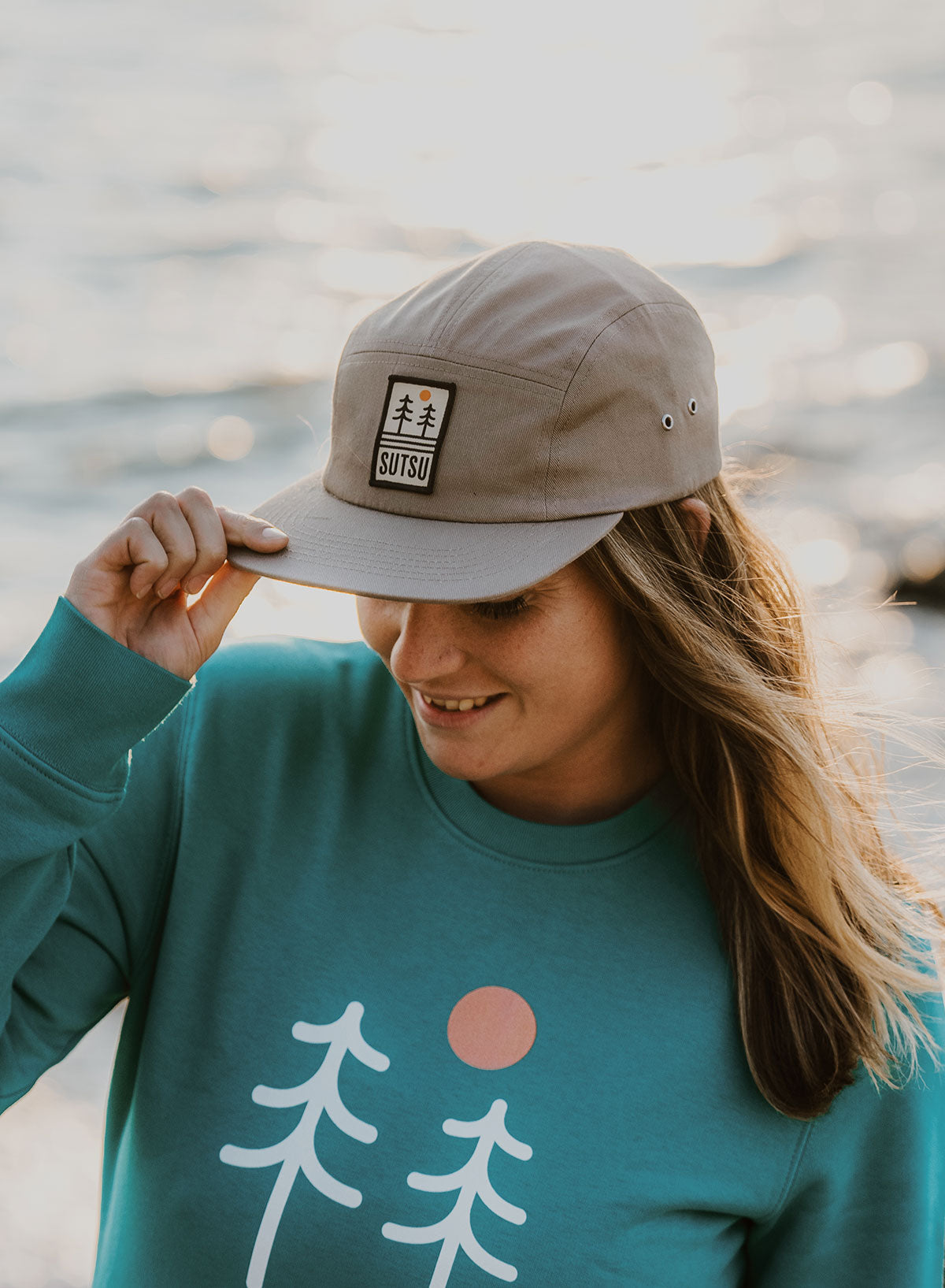 Trees & Water 5 Panel Cap · Sustainable Headwear | Sutsu