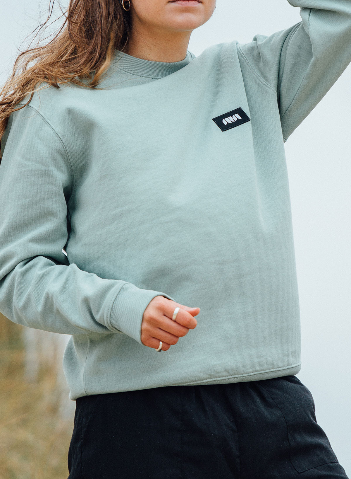 OG Woven Badge Logo Sweatshirt · Organic Sweatshirts | Sutsu